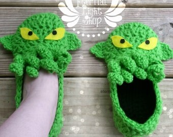 ANY SIZES Zombie Slippers