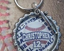 Popular items for baseball keychain on Etsy