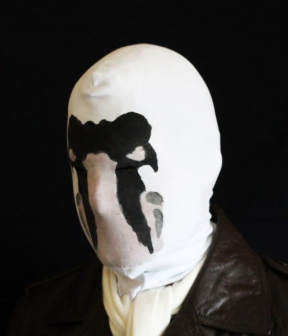 Rorschach mask with REAL moving inkblots by Europa187 on Etsy