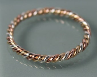 Tri color gold | Etsy