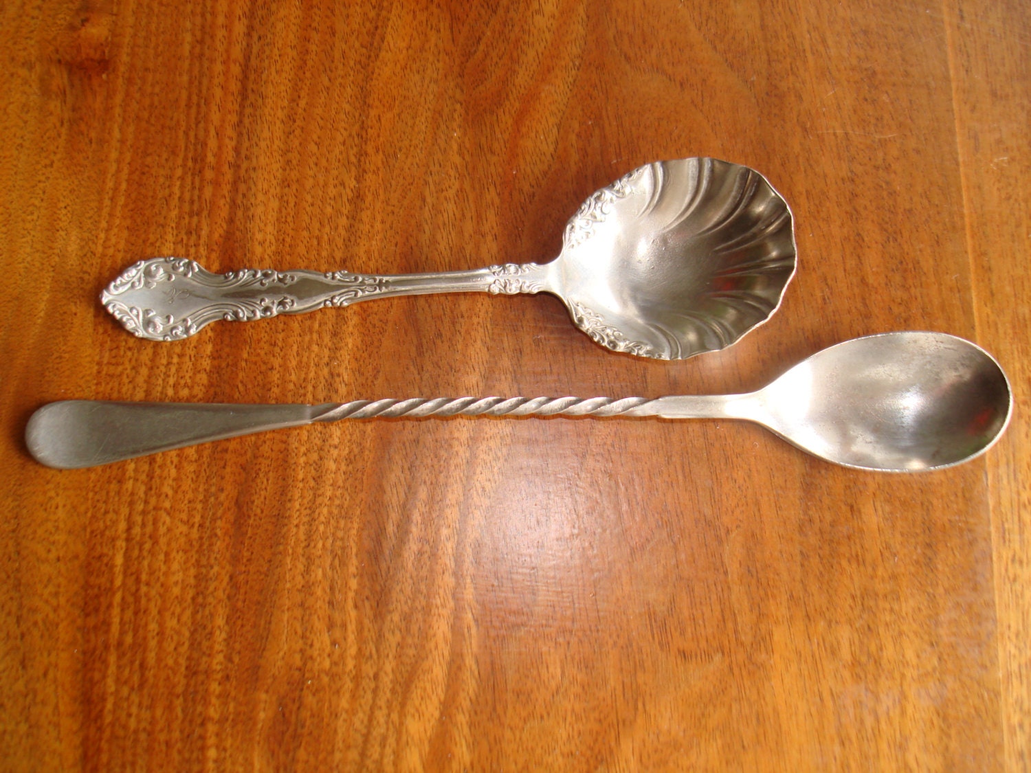 Vintage SP Nut Spoon and Twisted Handle Ice Tea Spoon Free Ship – Haute ...