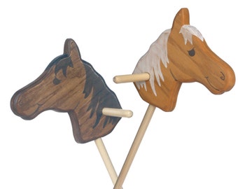 Wooden stick horse | Etsy