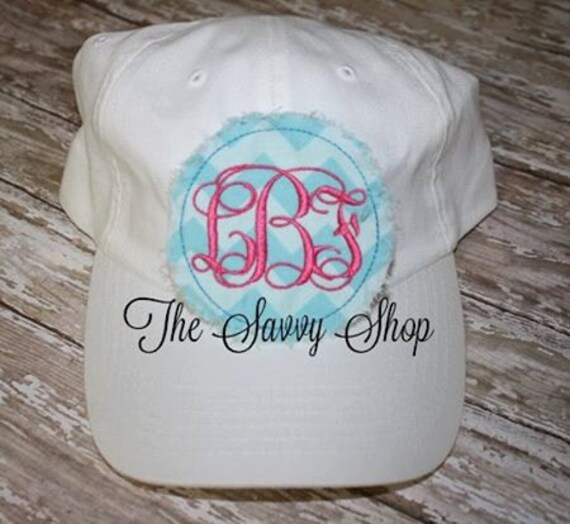 Items similar to Patch Monogrammed Hat on Etsy