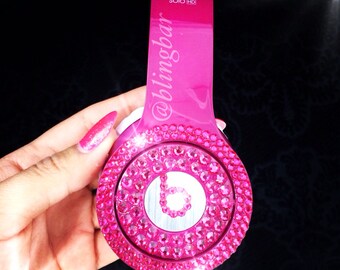 Bling Beats By Dre solo HD headphones