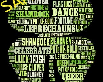 Irish word art | Etsy