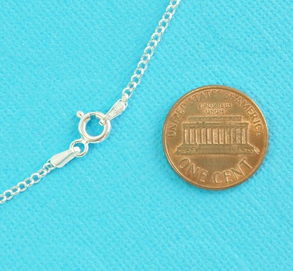 finished sterling silver chain 18 inch 1 pc or more 2 mm