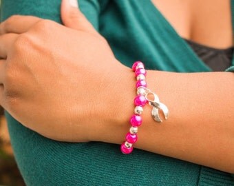 Orchid Awareness Bracelet