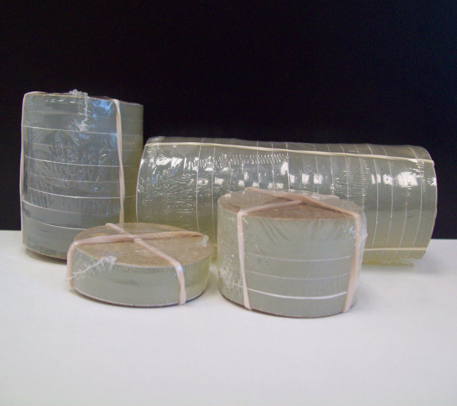 1.75 Mylar Plastic Button Covers Circles 500 pcs 1-3/4