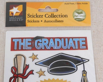 Destash Scrapbook Card Embellishments High School Graduation Sticker ...