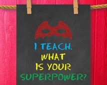 Popular items for i teach superpower on Etsy