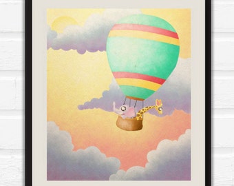 Popular items for air balloon art on Etsy