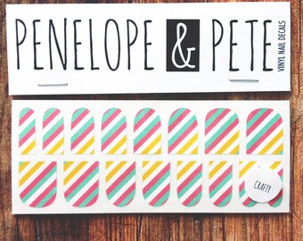 Popular items for vinyl nail decals on Etsy