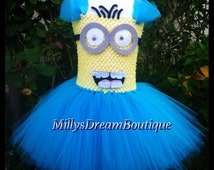 Popular items for minion tutu dress on Etsy