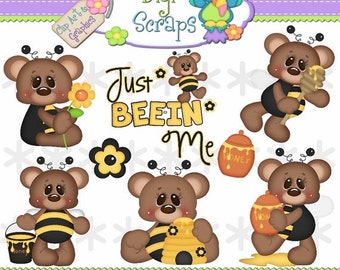 Popular items for bear clip art on Etsy