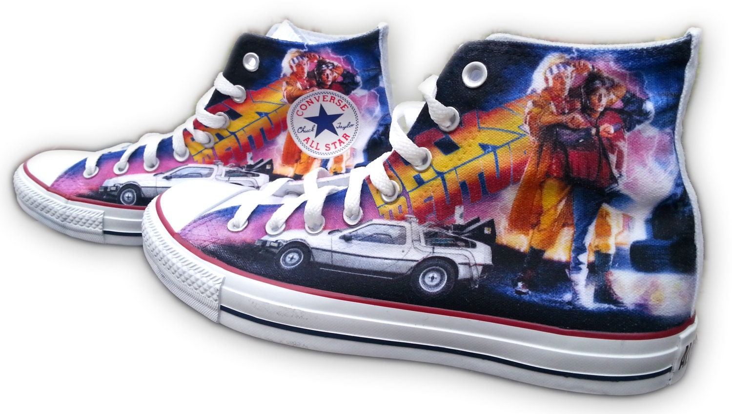Back to the Future Custom Converse All Stars