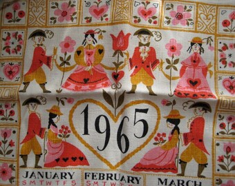 Unique 1965 calendar related items | Etsy