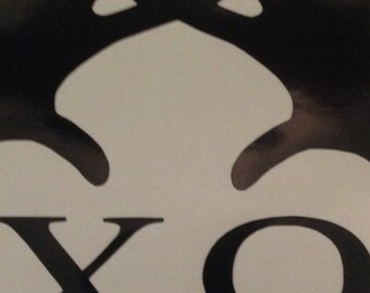 Chi Omega Hand Sign Car Decal