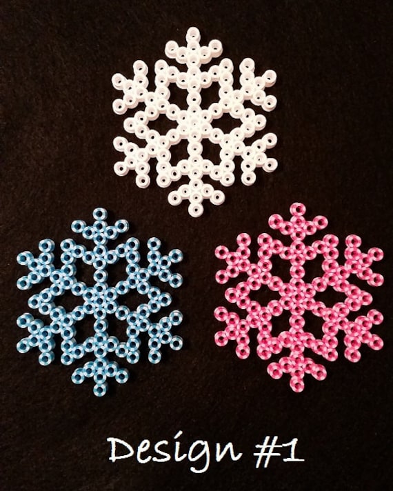 Snowflake Perler Bead Patterns