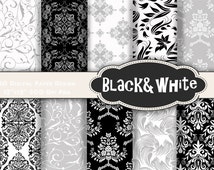 Popular items for white damask paper on Etsy