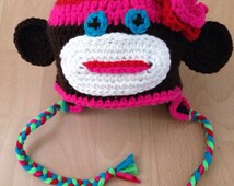 Popular items for monkey hat on Etsy