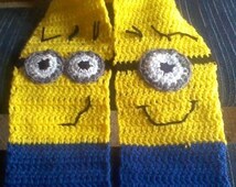 Unique minion scarf related items | Etsy