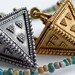 Byzantine pyramid pendant