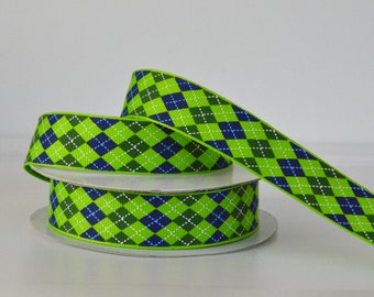 Popular items for argyle ribbon on Etsy