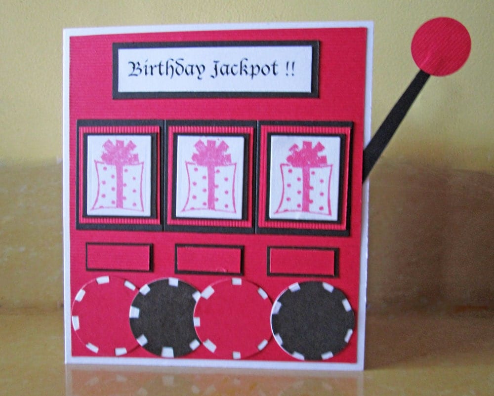 Casino Happy Birthday Card Slot Machine Birthday Card Slots
