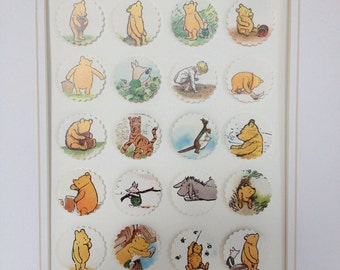 Winnie the Pooh and Friends, 11"x14" 3D Paper Art, Pooh Bear ...