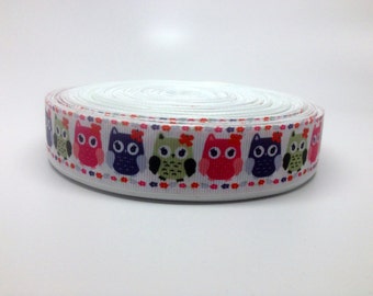 Purple and green owl | Etsy