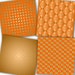 Tangerine and Gold Digital Paper: Tangerine and Gold