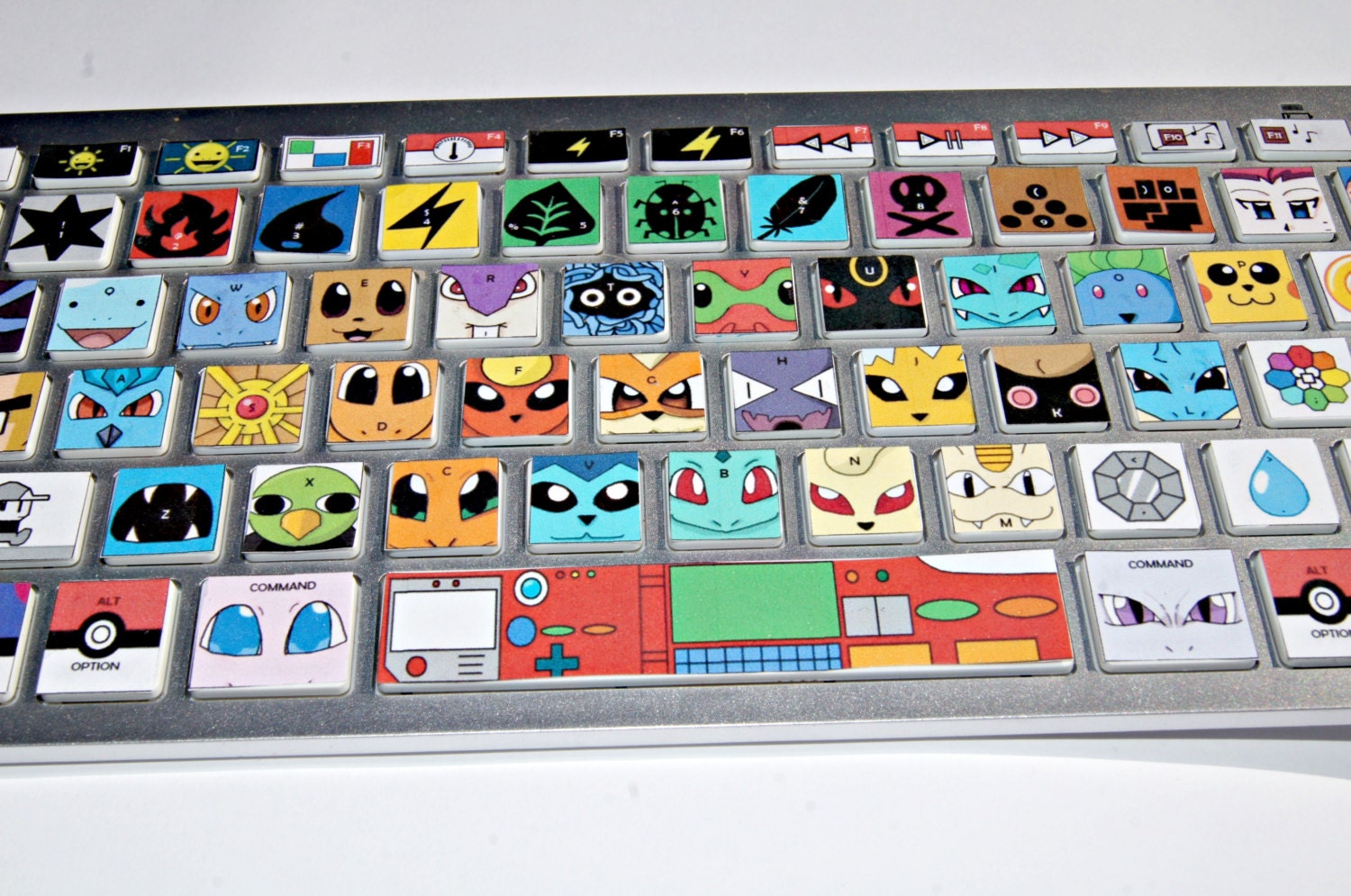 Pokemon keyboard decal for Apple Macs