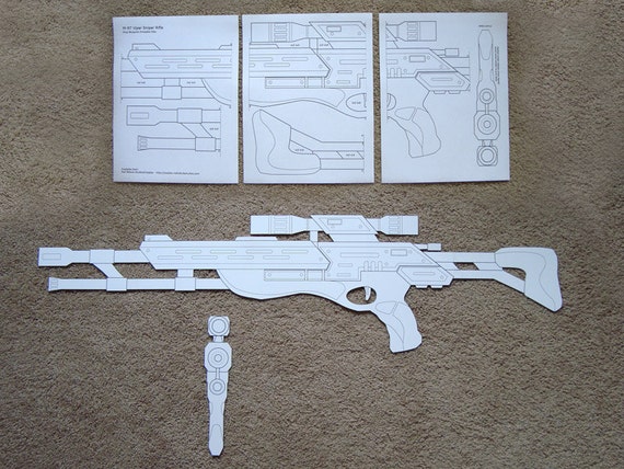 Prop Sniper Rifle Digital Blueprints