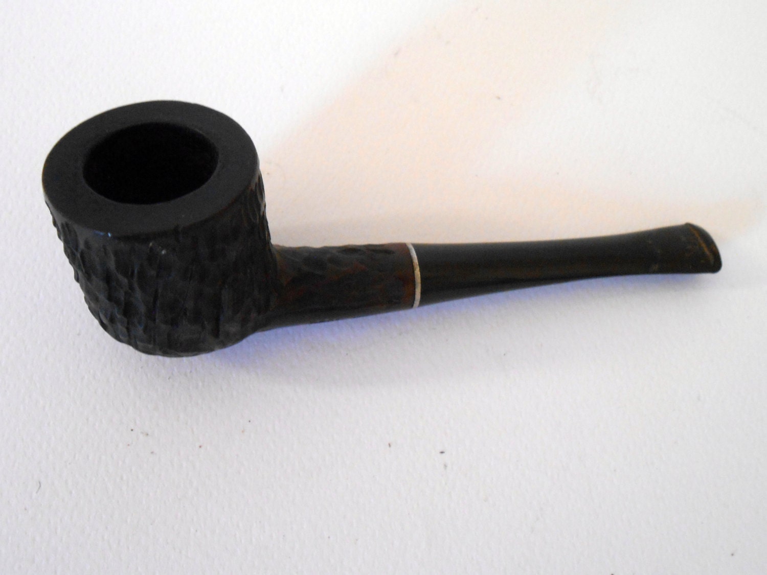 Vintage Black Wooden Pipe, vintage Tobacco Smoking Pipe, USSR ...