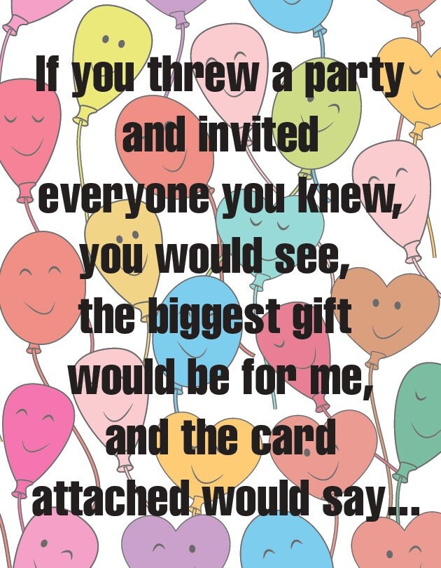 Thank You For Being A Friend Card – Thank You Card – If you threw a ...