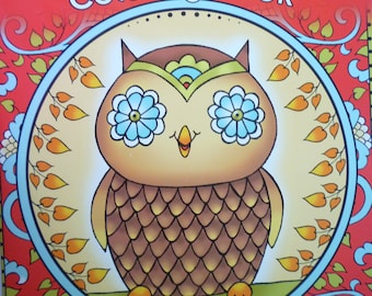 Popular items for owl coloring on Etsy
