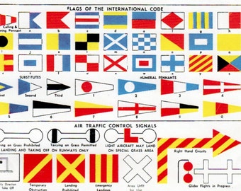 Popular items for semaphore flags on Etsy