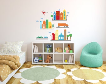 Popular items for city building decals on Etsy