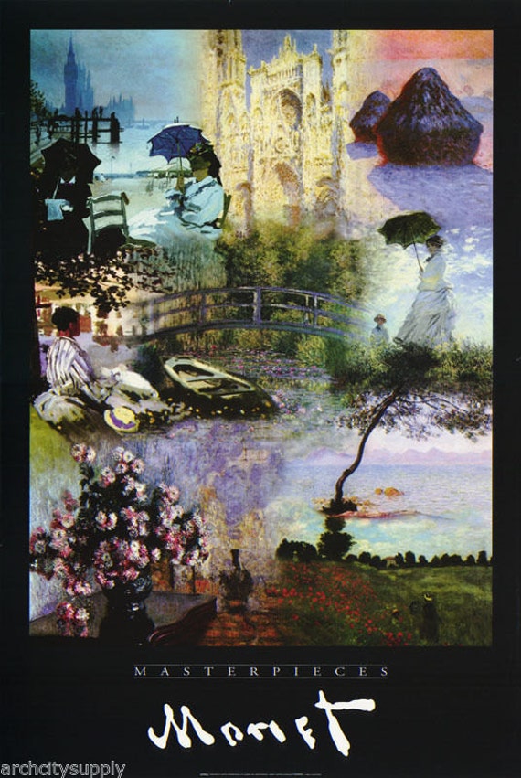 Monet Masterpieces Art Poster