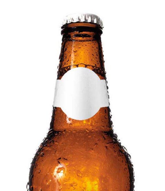 Beer Bottle Neck Label Template