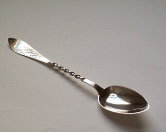 Twisted handle spoon | Etsy