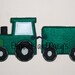 Tractor and Trailer Banner Embroidery by ElephantsandDaisys