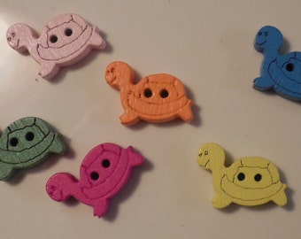 Turtle button | Etsy