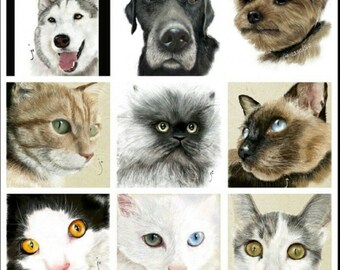 Popular items for digital pet portrait on Etsy