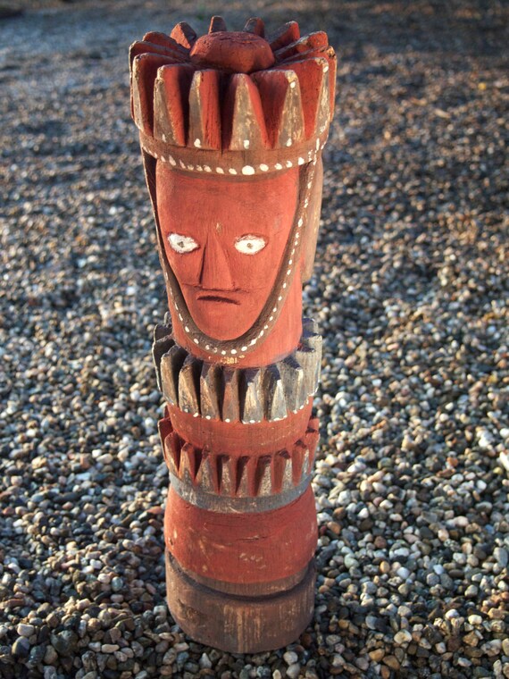Vintage Brazilian Wise Man Totem by Master Artist by gol2002