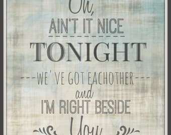 Jason Mraz Lyric Art print "Love Someone" 8x10 Lyric art quote, Song ...