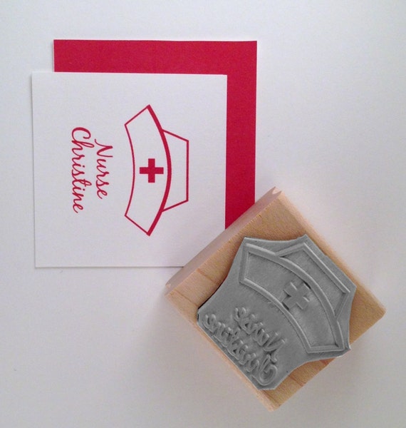 Nurse Personalized Rubber Stamp
