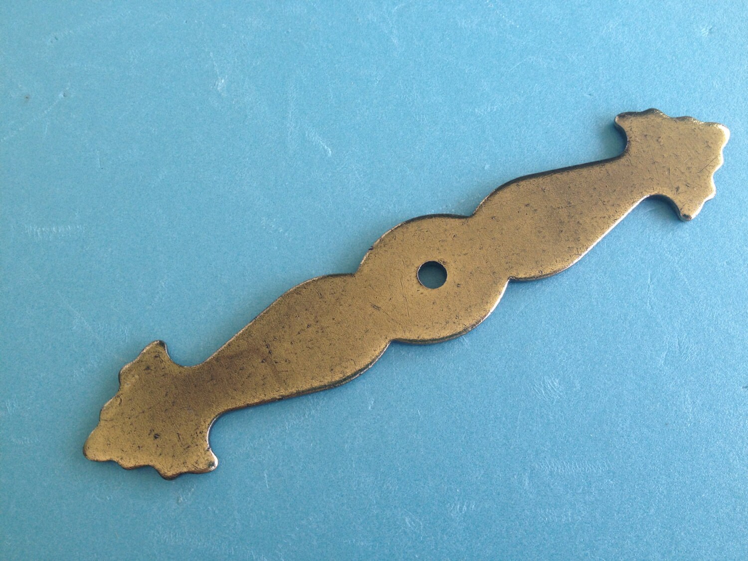 Brass Finish BACKPLATES , Furn Restoration, Supplies,Drawer Knob ...