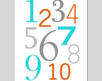 One through ten | Etsy