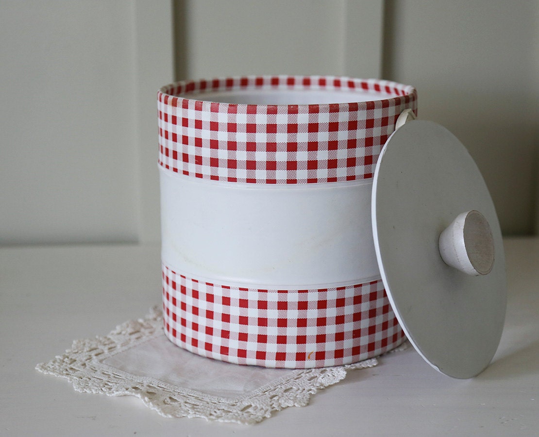 red gingham ice bucket – Haute Juice